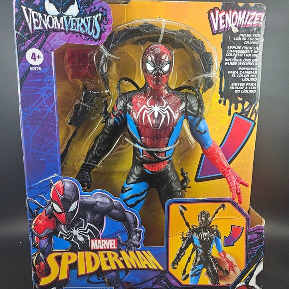 Hasbro | Toys | Marvel Venomized Spiderman Action Figure With Liquid ...